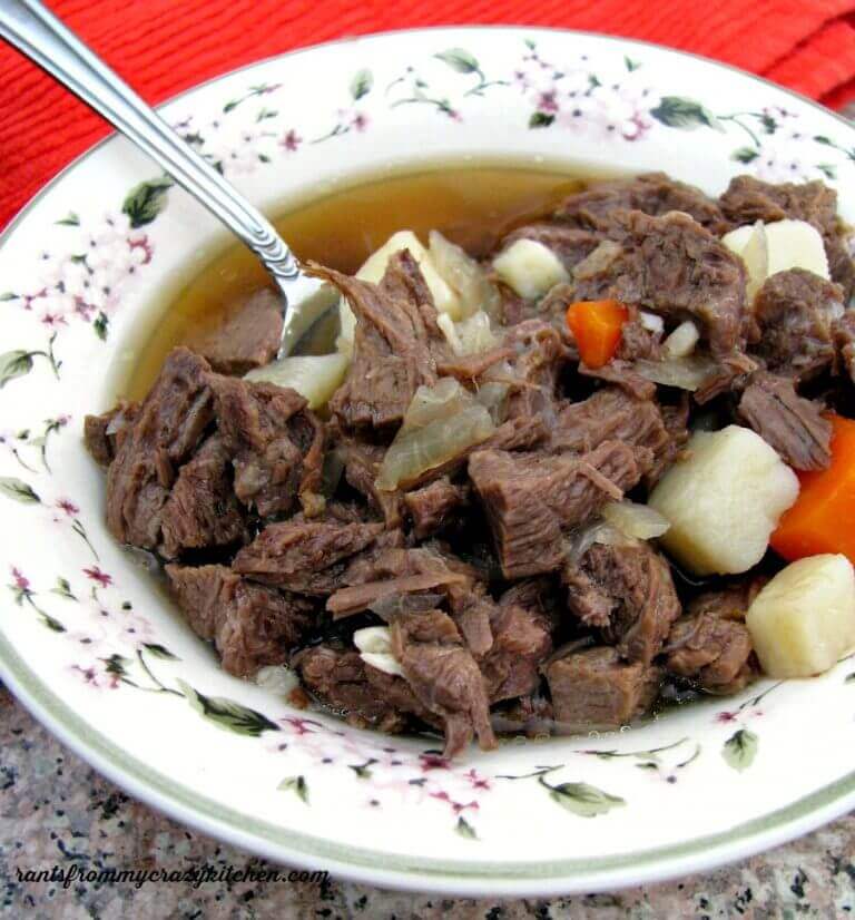Beef Pot Roast Soup - Rants From My Crazy Kitchen