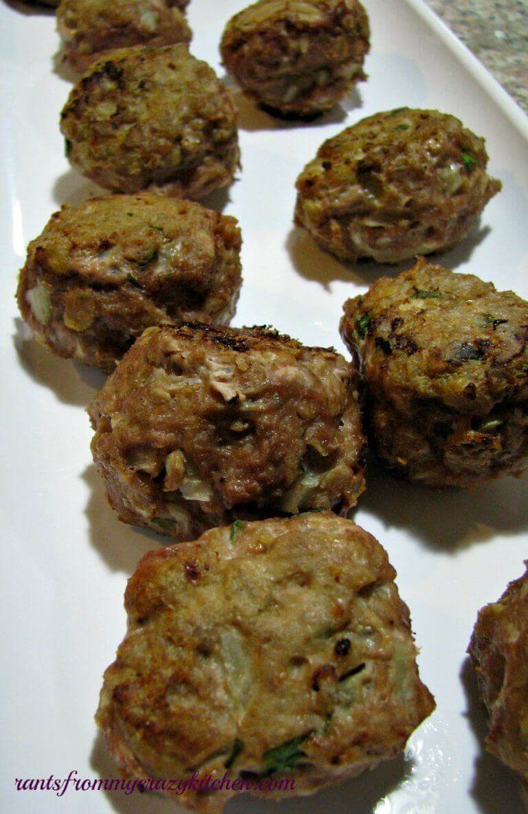 Low Fat Turkey Meatballs Recipe - Healthy and gluten free