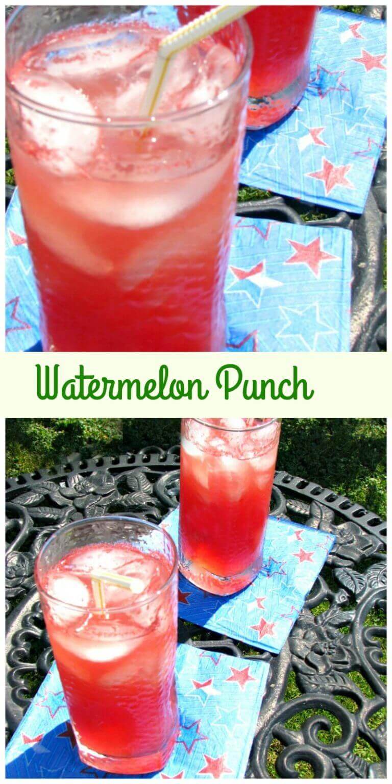 Watermelon Punch Recipe - Rants From My Crazy Kitchen