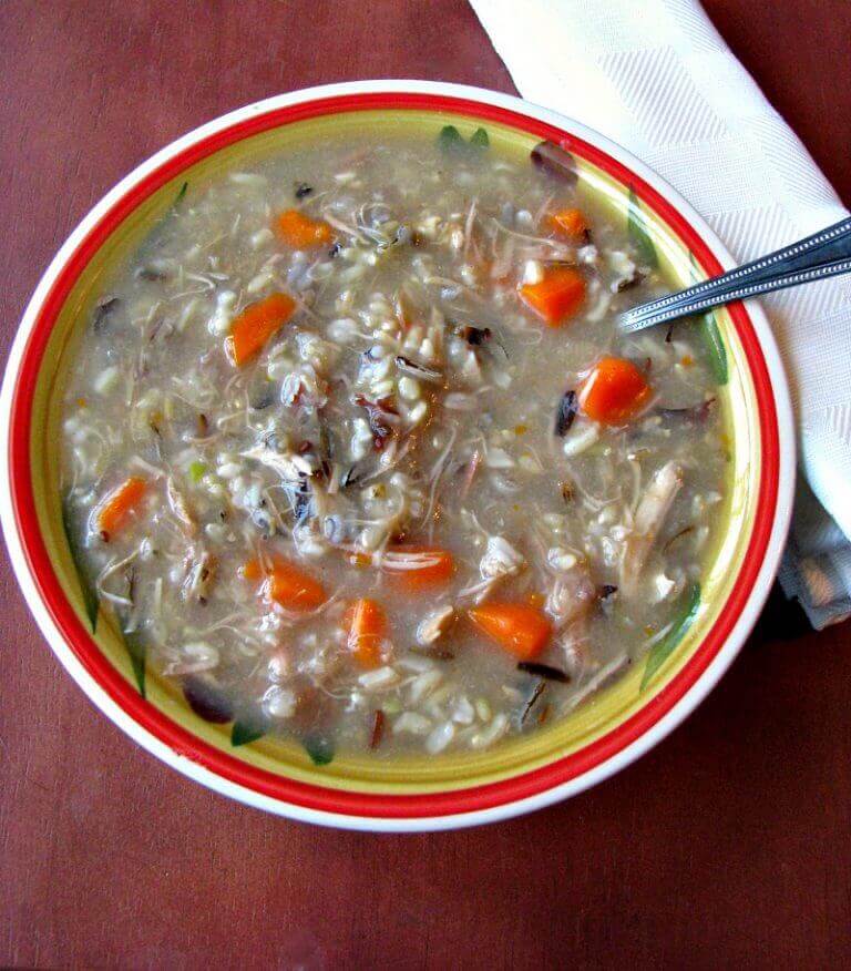 Turkey Wild Rice Soup - Rants From My Crazy Kitchen