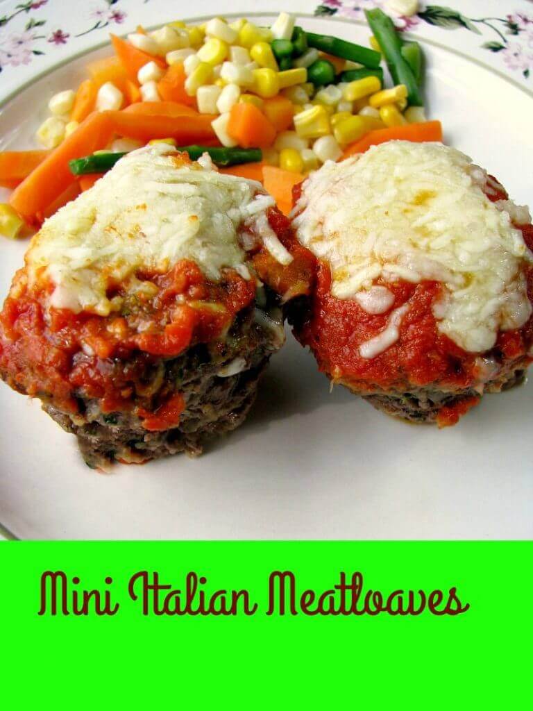 Mini Italian Meatloaves - Rants From My Crazy Kitchen