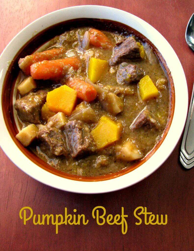 Pumpkin Beef Stew #PumpkinWeek - Rants From My Crazy Kitchen