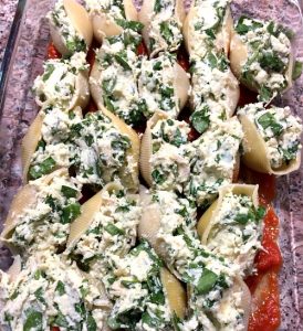 Chicken and Spinach Stuffed Shells - Rants From My Crazy Kitchen