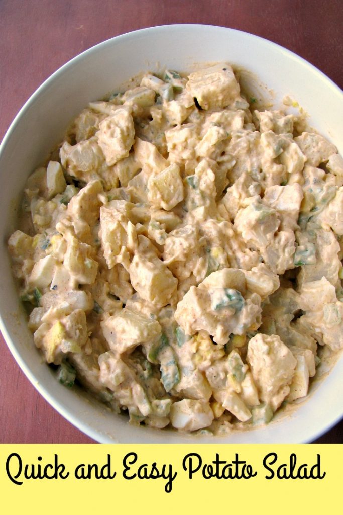 Quick and Easy Potato Salad - Rants From My Crazy Kitchen