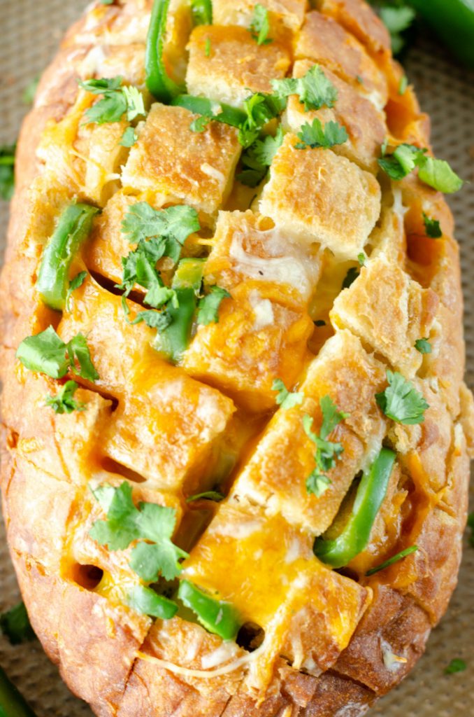 Jalapeno Popper Pull Apart Bread - Rants From My Crazy Kitchen